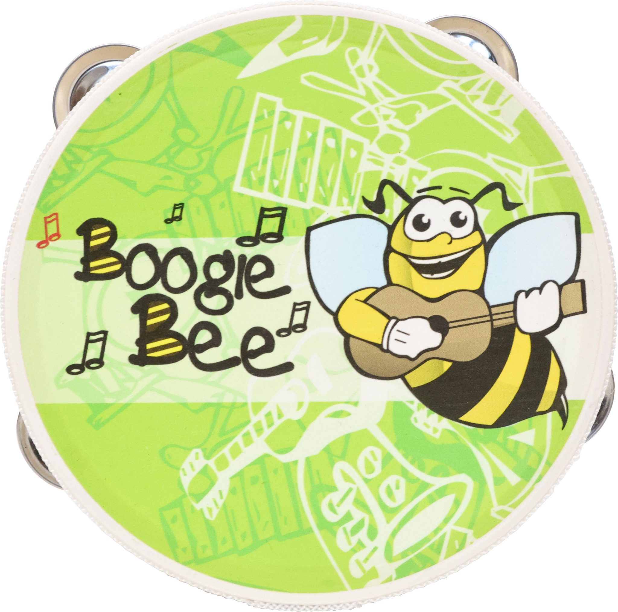 Boogie Bee Holz Tamburin #15 cm - Spiele Max