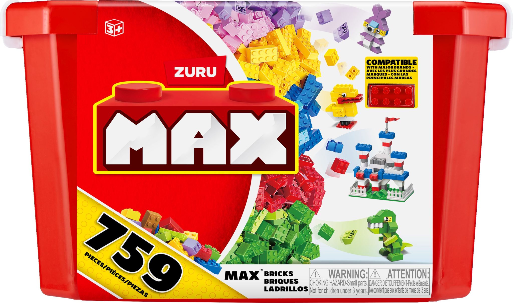 ZURU MAX - Building Bricks (759 Bricks) - Spiele Max