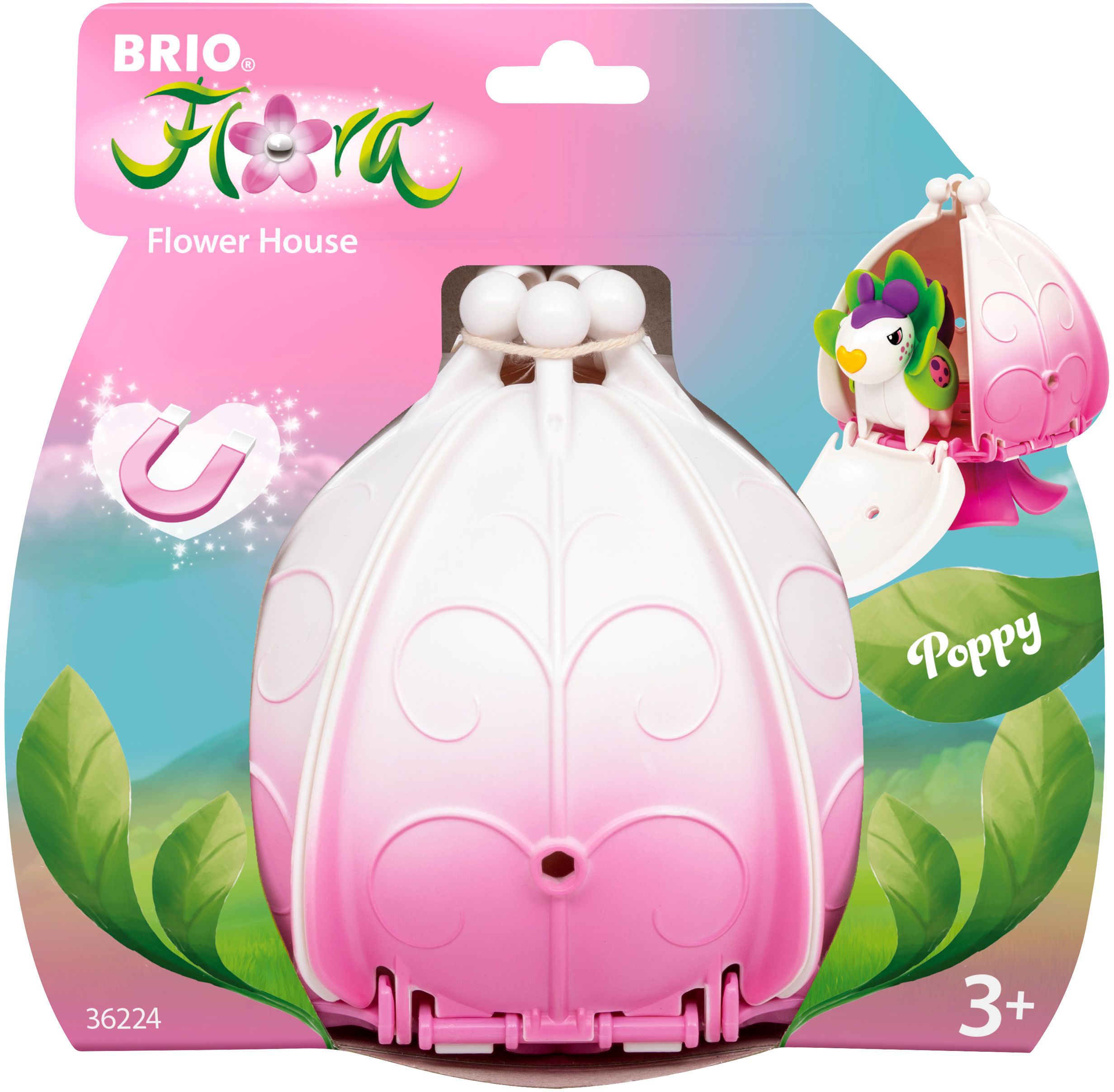 BRIO Flora - 36224 Poppys Blumenhaus | Spielset für endlosen ...