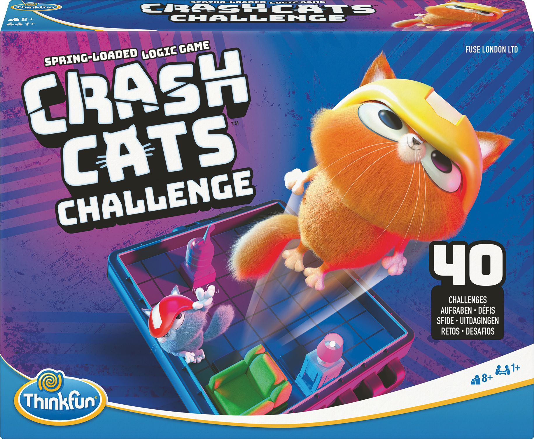 ThinkFun - 76650 - Crash Cats Challenge - Das actiongeladene Katzen ...