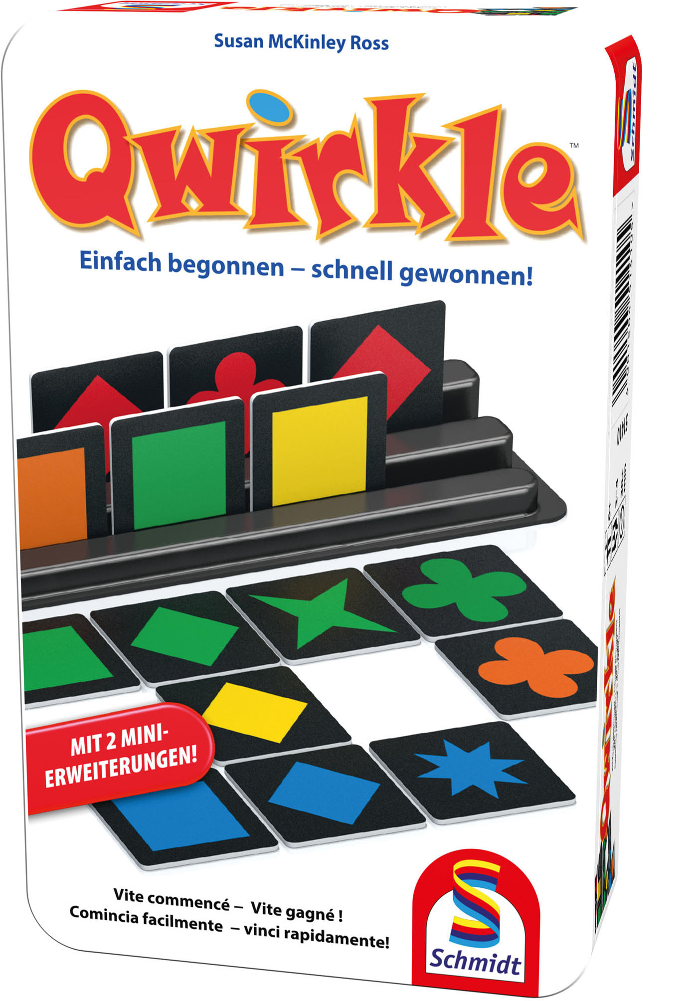 Schmidt Spiele Qwirkle Bring-mich-Mit-Spiel in der Metalldose - Spiele Max