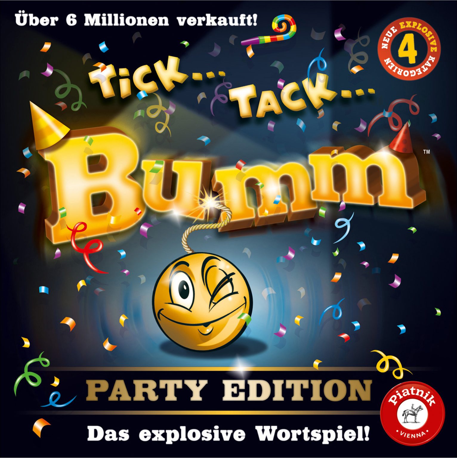 Piatnik 6483 Tick Tack Bumm Party-Edition - Spiele Max