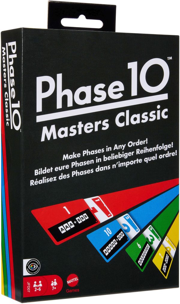 Phase 10 Masters Classic Kartenspiel, an Rommé angelehntes ...