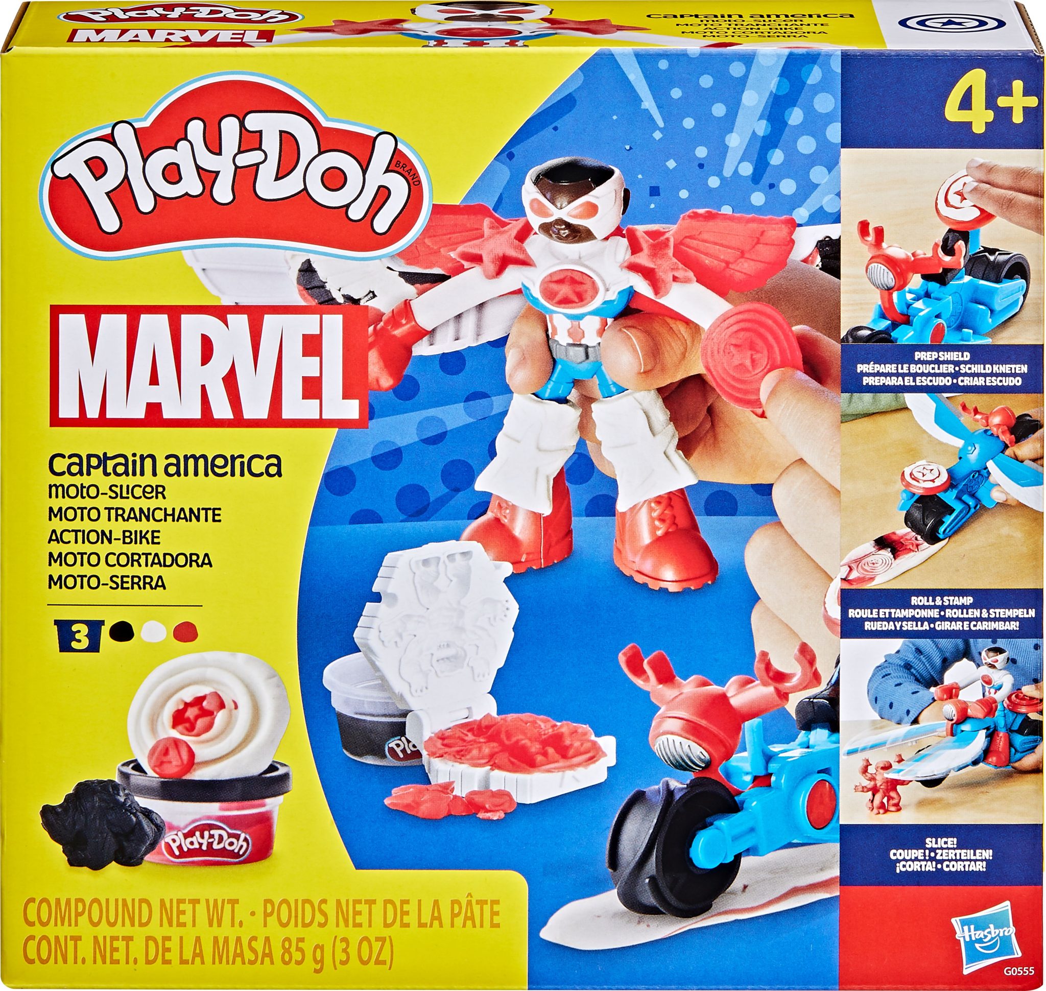 Play-Doh Marvel Captain America Action-Bike - Spiele Max