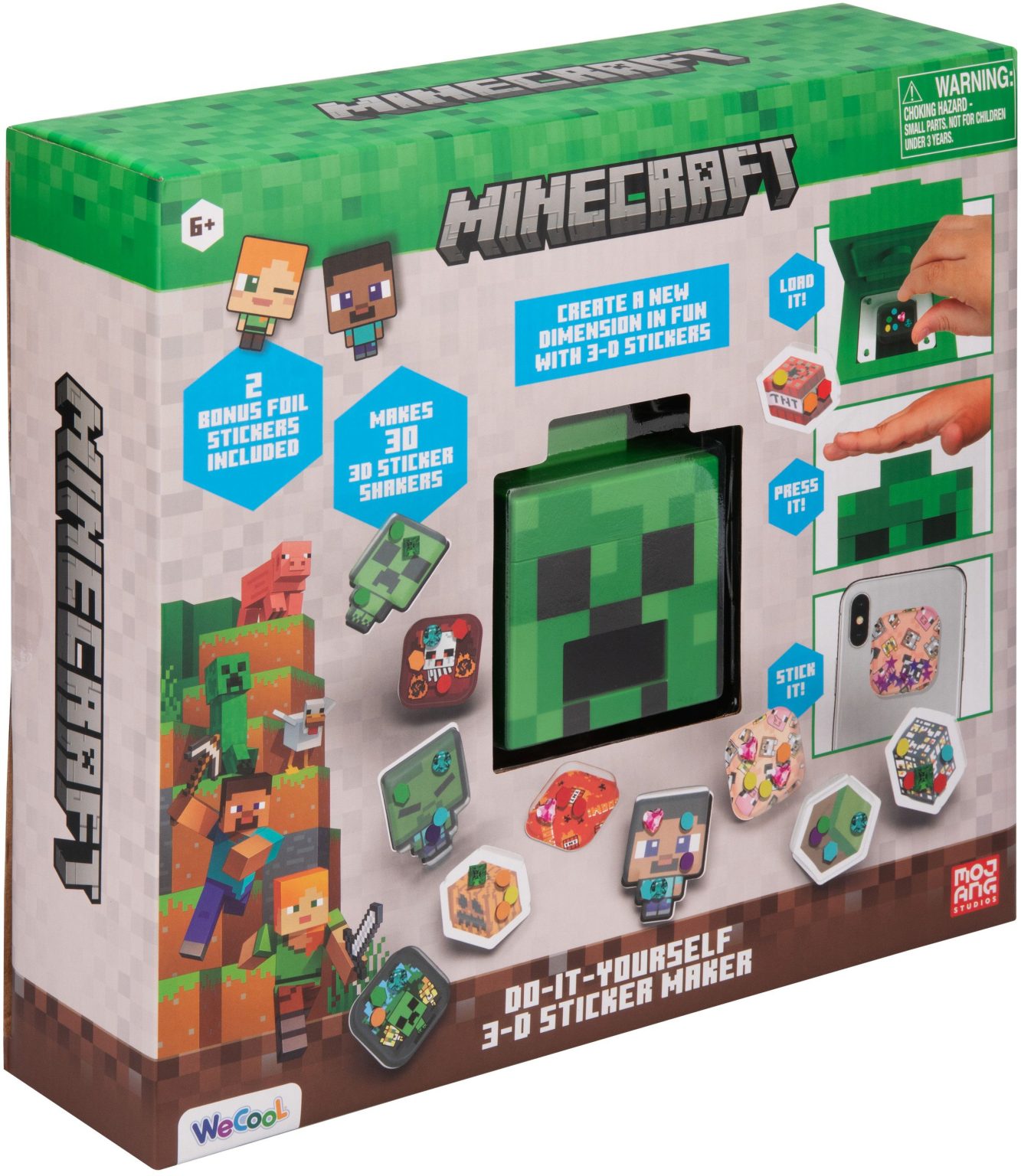 Minecraft 3D Sticker Maker - Spiele Max