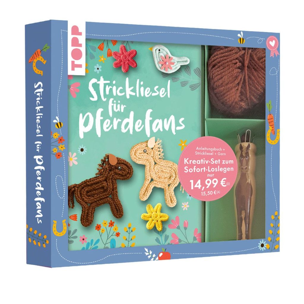 Kreativ-Set Strickliesel für Pferdefans - Spiele Max