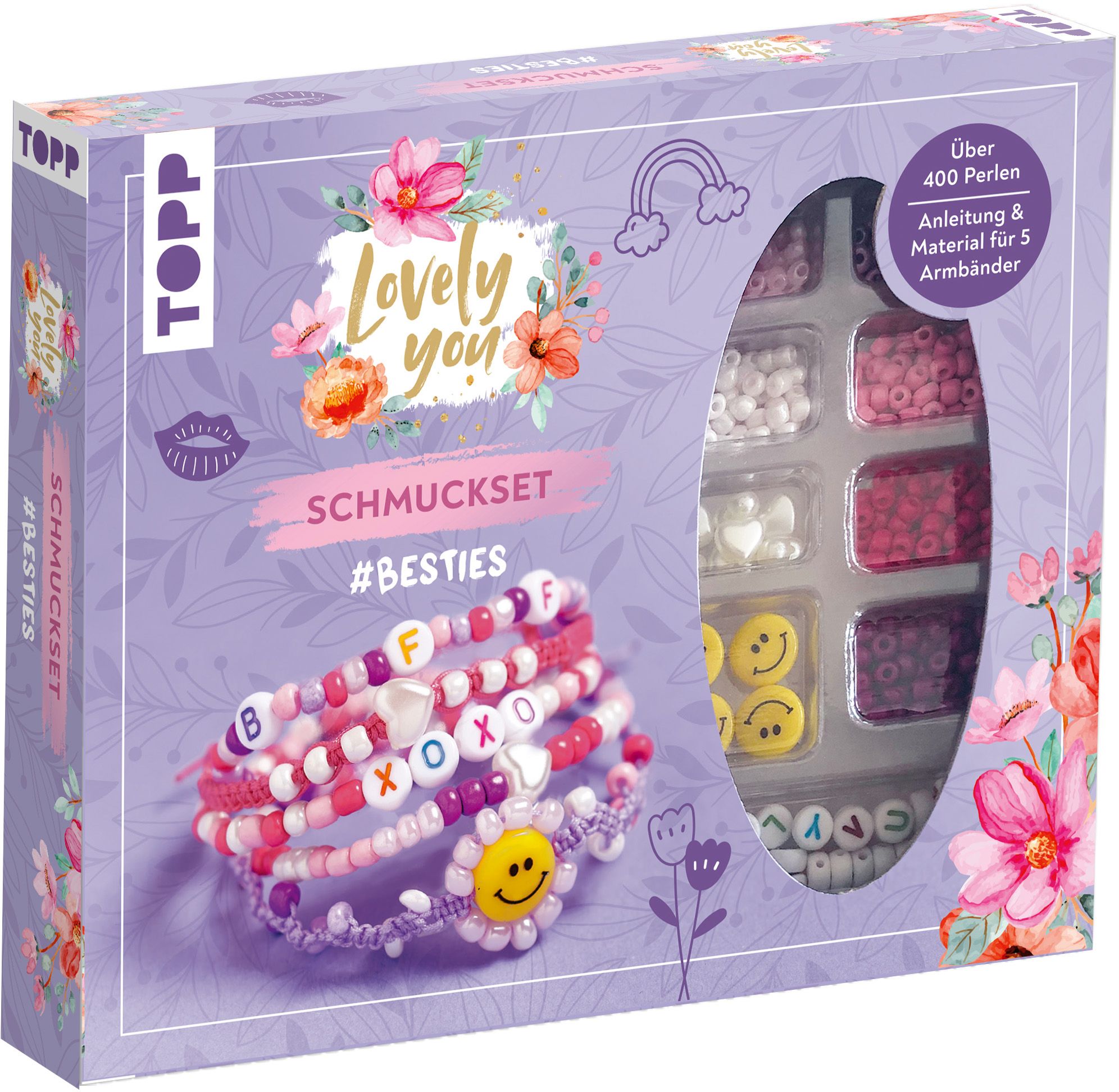 Lovely You Schmuckset #Besties. Anleitung und Material für 5 Armbänder ...