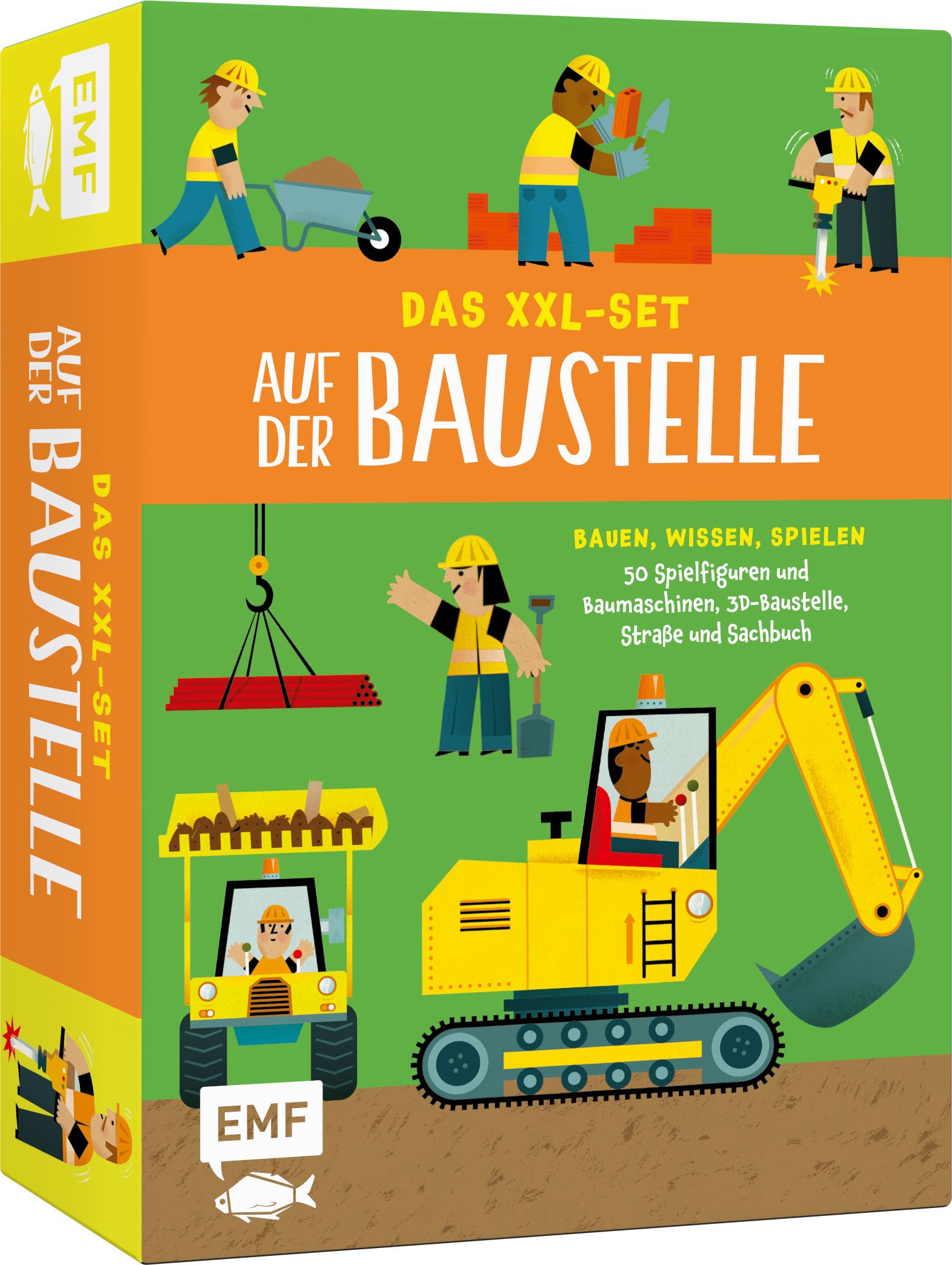 Das XXL-Set Bauen, Wissen, Spielen: Auf der Baustelle - Spiele Max