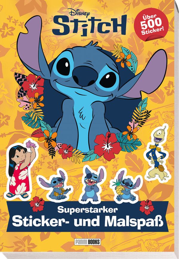 Disney Stitch: Superstarker Sticker- und Malspaß - Spiele Max