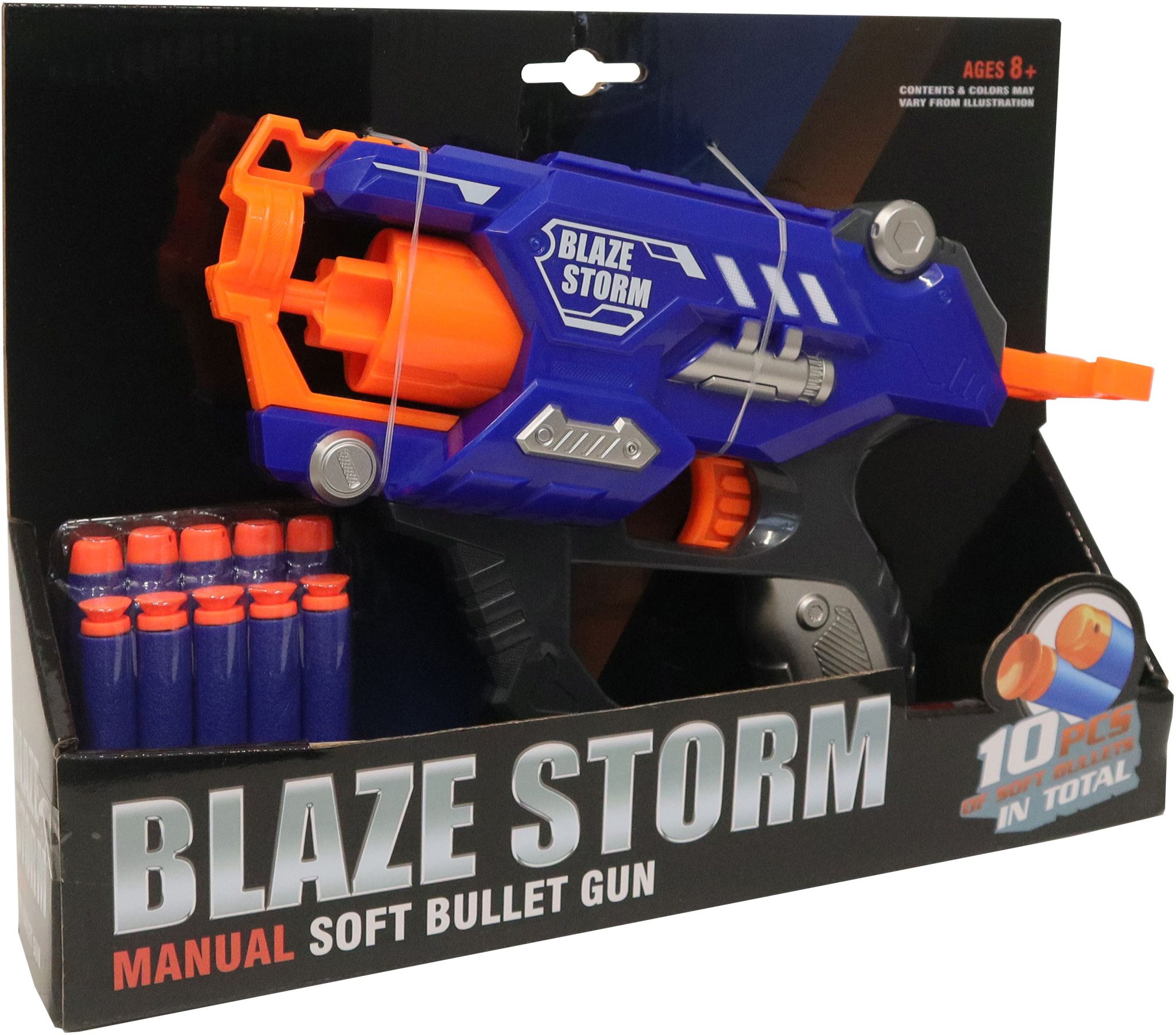 Schaumstoff Blaster inklusive 10 Darts - Spiele Max