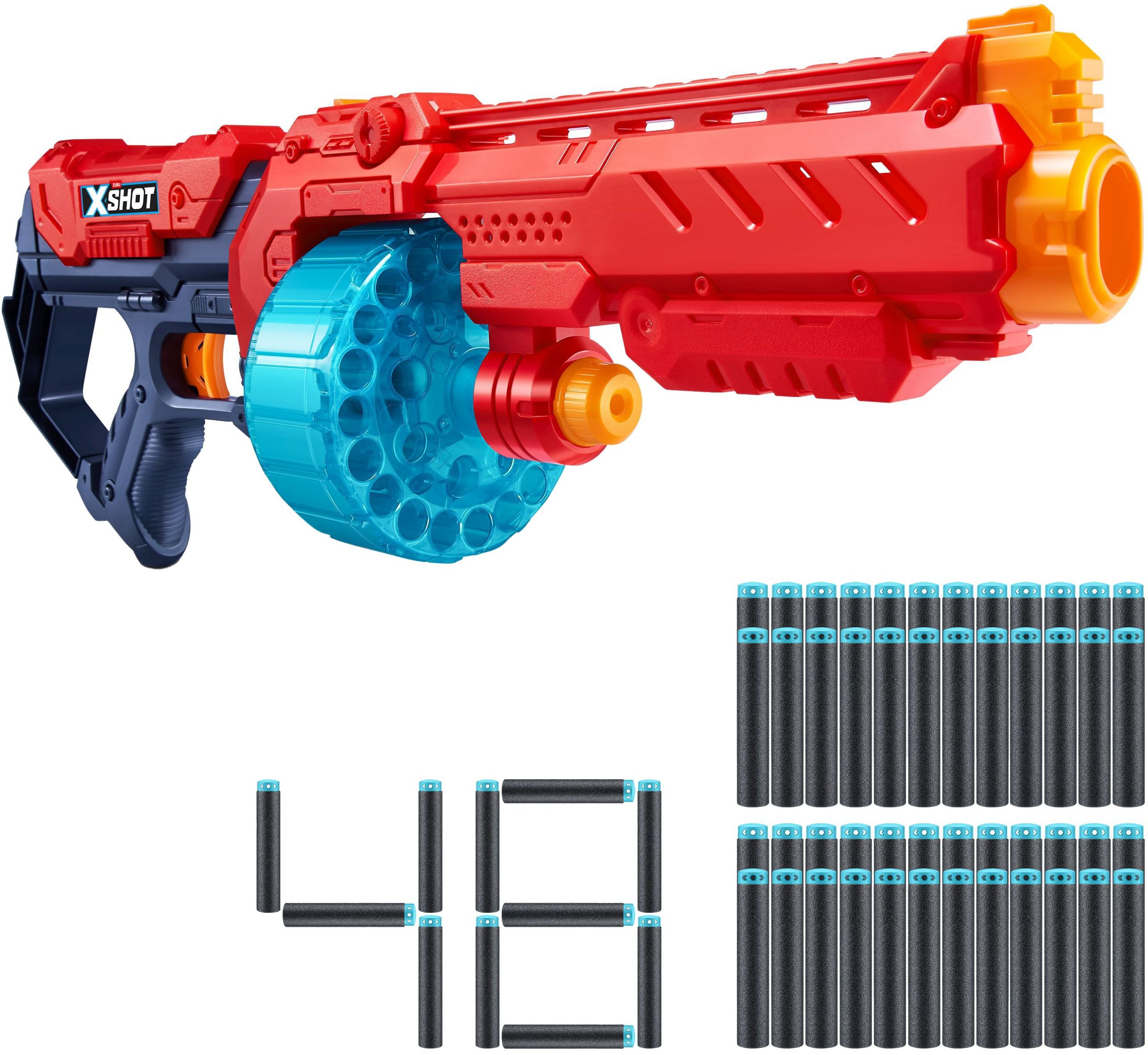 XSHOT - Excel Turbo Fire Blaster mit Darts - Spiele Max